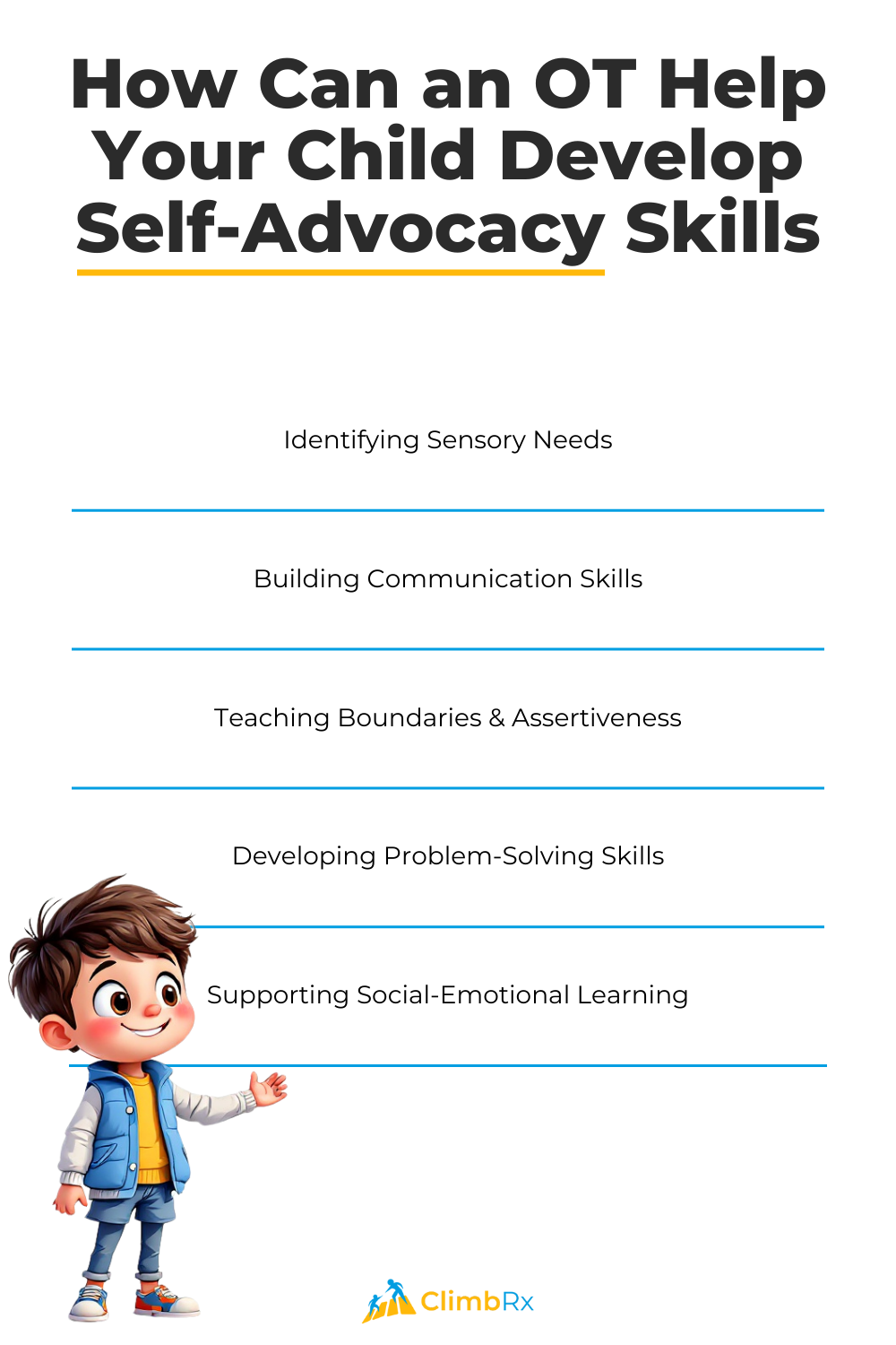 How Can an OT Help Your Child Develop Self-Advocacy Skills? - Think Sensory