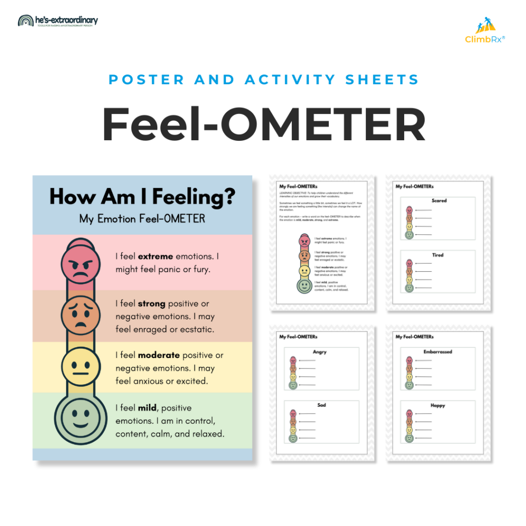 Feel-OMETER Poster & Worksheets – Think Sensory