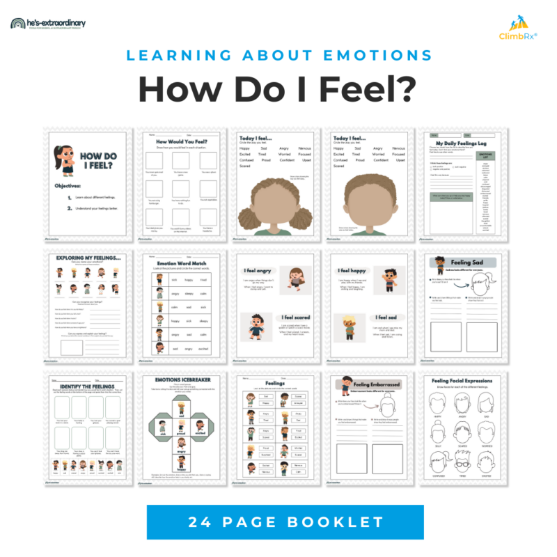 How Do I Feel? 24 Page Feelings Booklet – Think Sensory