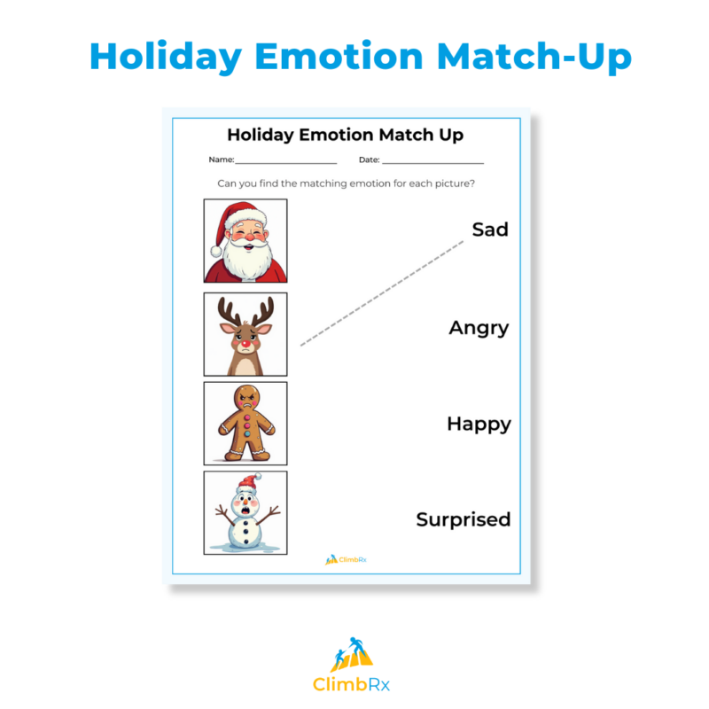 Holiday Emotion Match-Up – Think Sensory